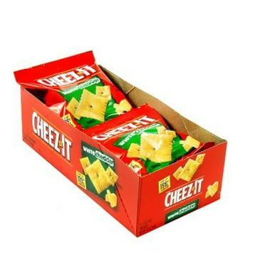 Cheez-It White Cheddar Crackers, Large Box Multipack, Individual ...