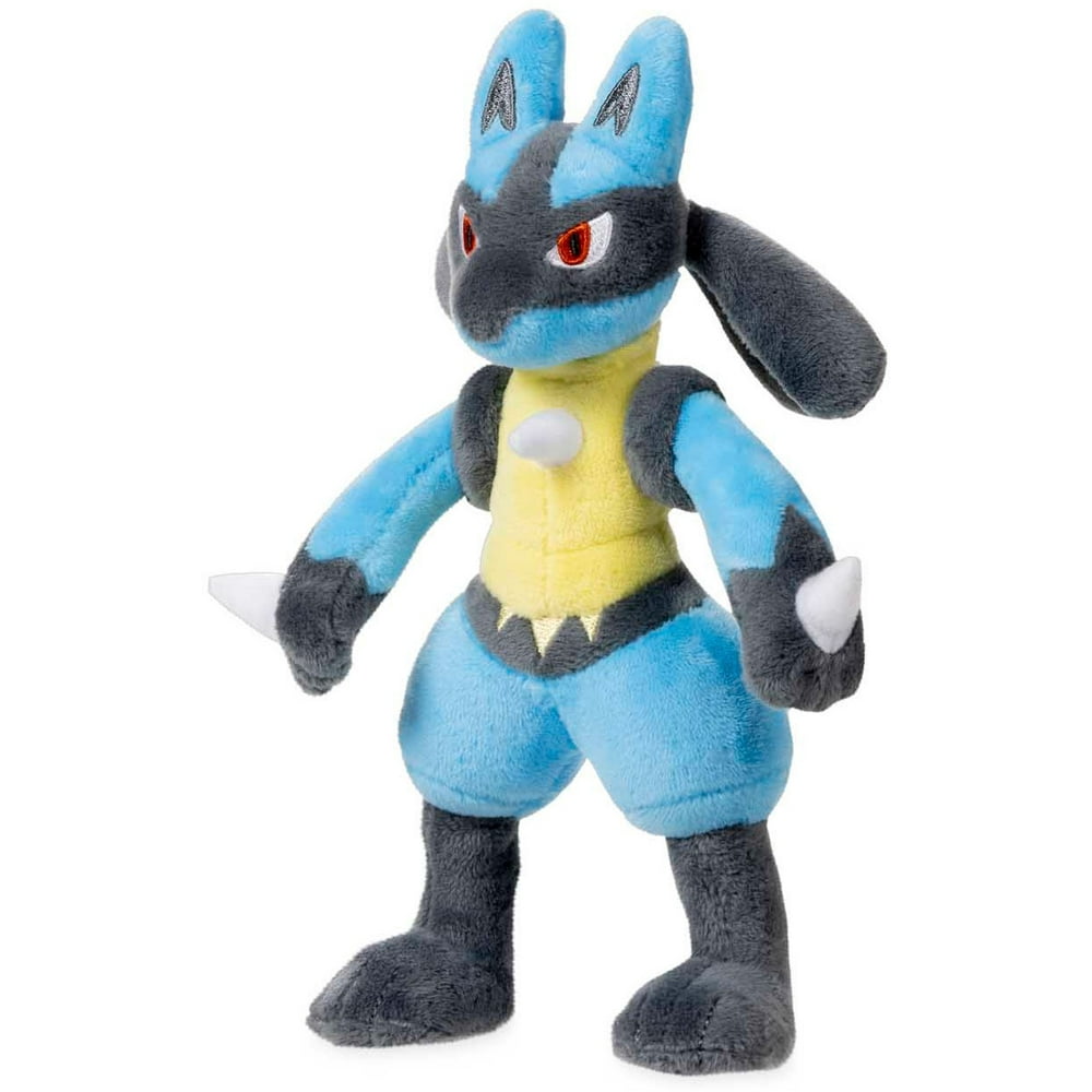 Pokemon Posable Lucario Plush - Walmart.com - Walmart.com