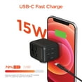 HyperGear WorldCharge Universal Travel Adapter with USB/USB-C (Black ...