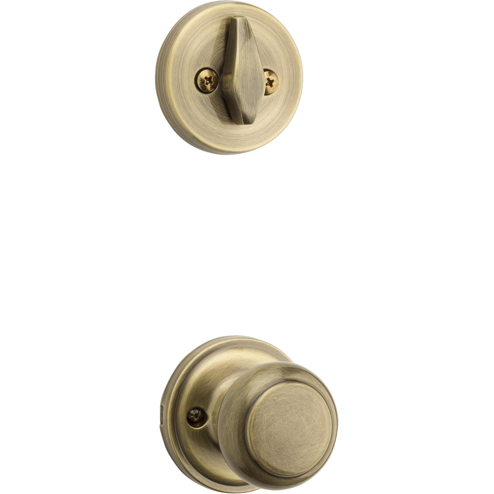 Weiser Welcome Home Series Interior Trim Pack (Troy, Antique Brass ...