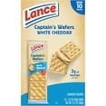 Lance Sandwich Crackers, Captain's Wafers White Cheddar, 10 Individual ...