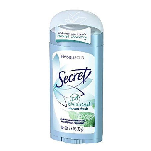 Secret Original Shower Fresh Scent Women's Invisible Solid pH (Pack of ...