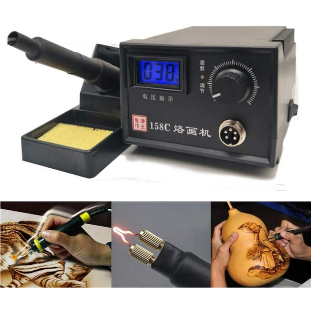 SHANNA Professional Wood Burning Kit, 60W Wood Burning Tool Pyrography ...