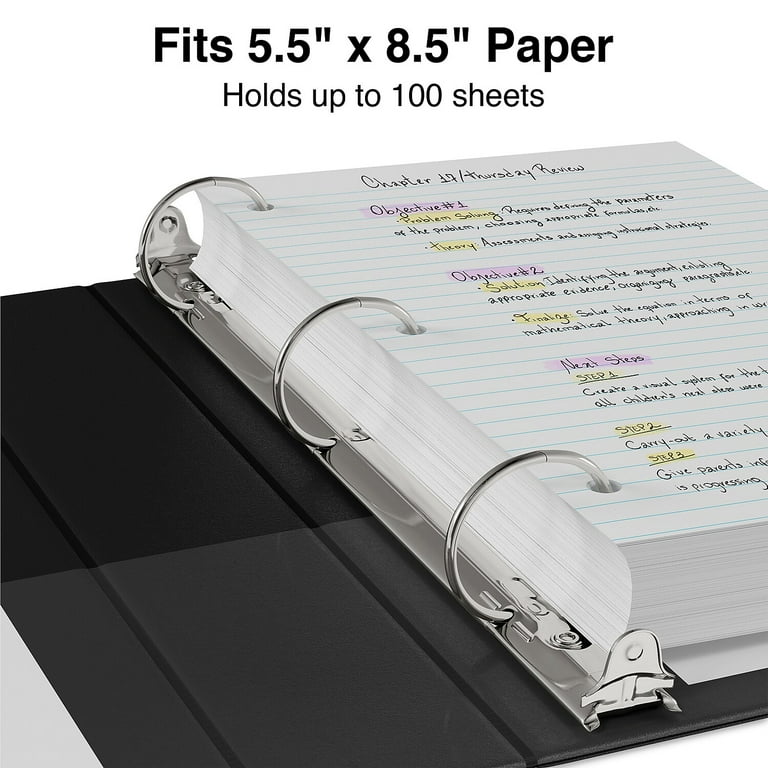 Mini Binder Accessories 5-1/2 X 8-1/2 Memo Size, 40% OFF