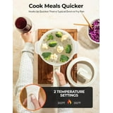 Ceramax Electric Hot Pot 2.5L, Nonstick Mini Cooker, Skillet Pan with ...