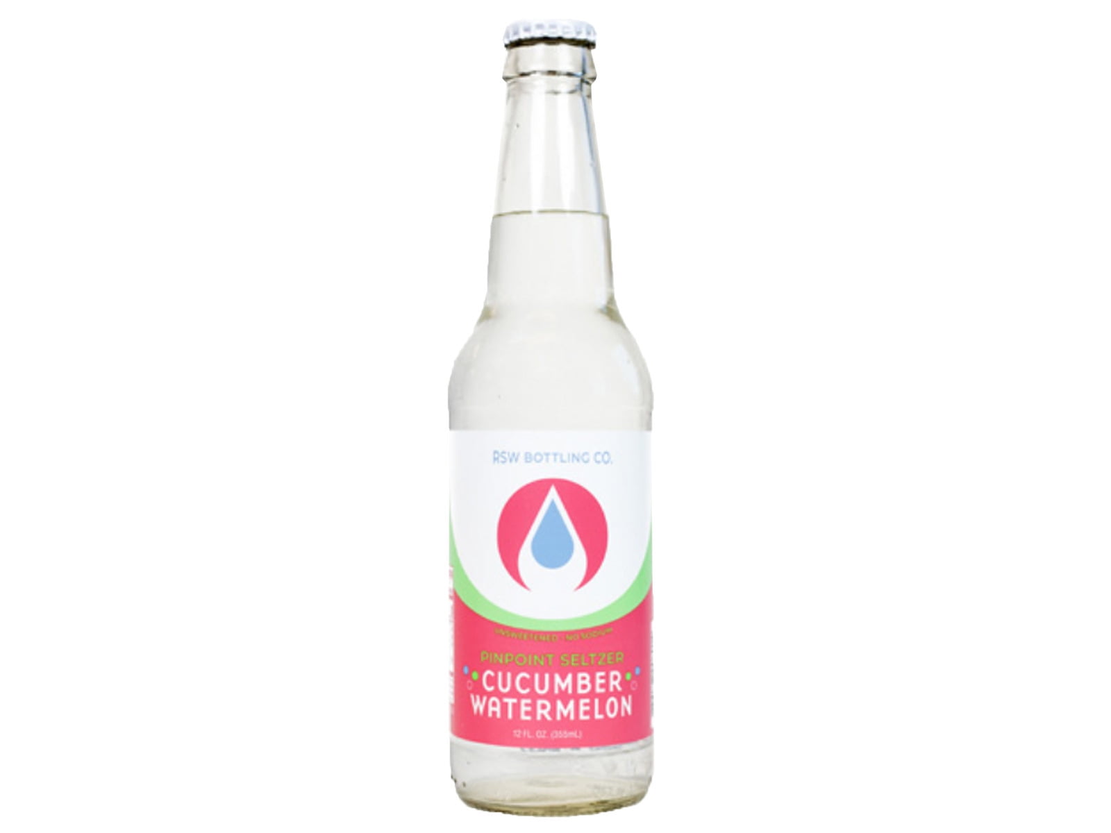 Reading Soda Works Cucumber Watermelon Seltzer, 12-Pack Case 12 fl. oz ...