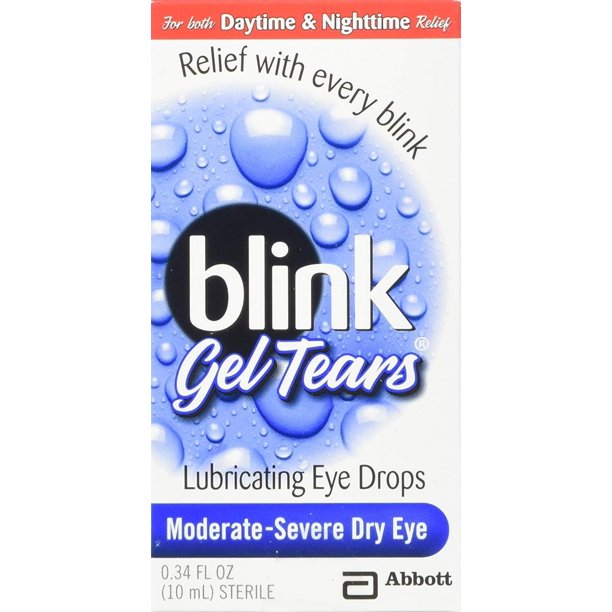 blink Gel Tears Lubricating Eye Drops 10 mL (Pack of 2) - Walmart.com ...