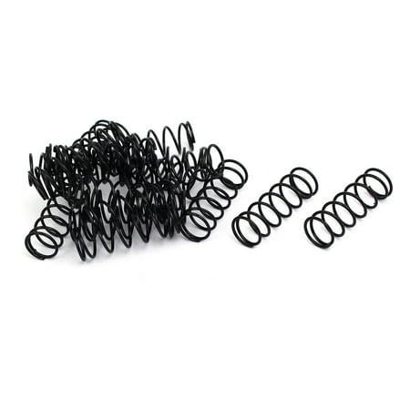 Compression Spring 1.2mm Wire Dia,14mm OD,40mm Free Length,Black,20Pcs ...