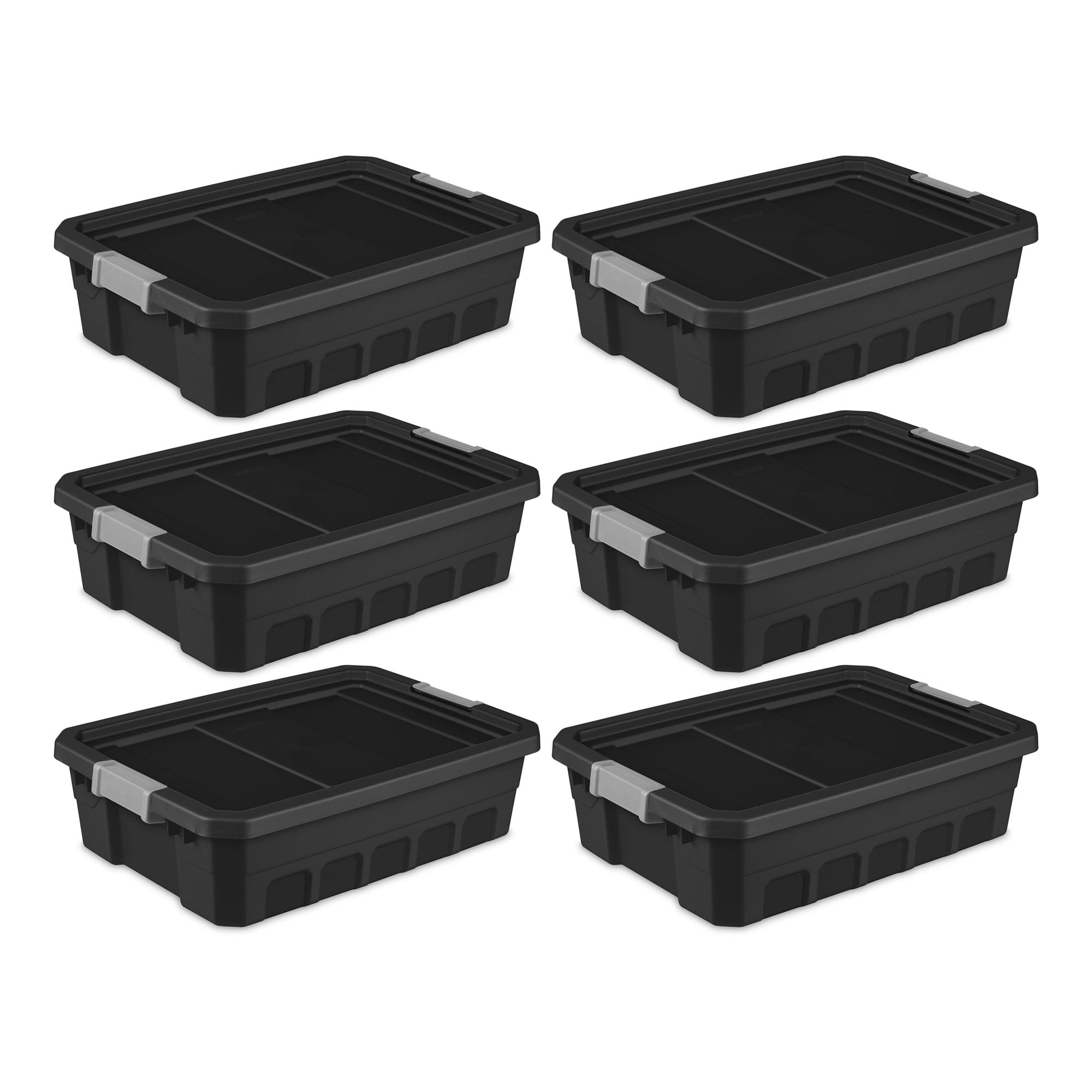 Click here for Sterilite 6-Pack 10 Gallon Stacker Tote  Rugged Pl... prices