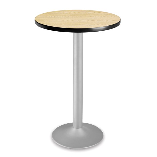 OFM Model CFT24RD 24" Round Folding Cafe Height Table with Pedestal ...