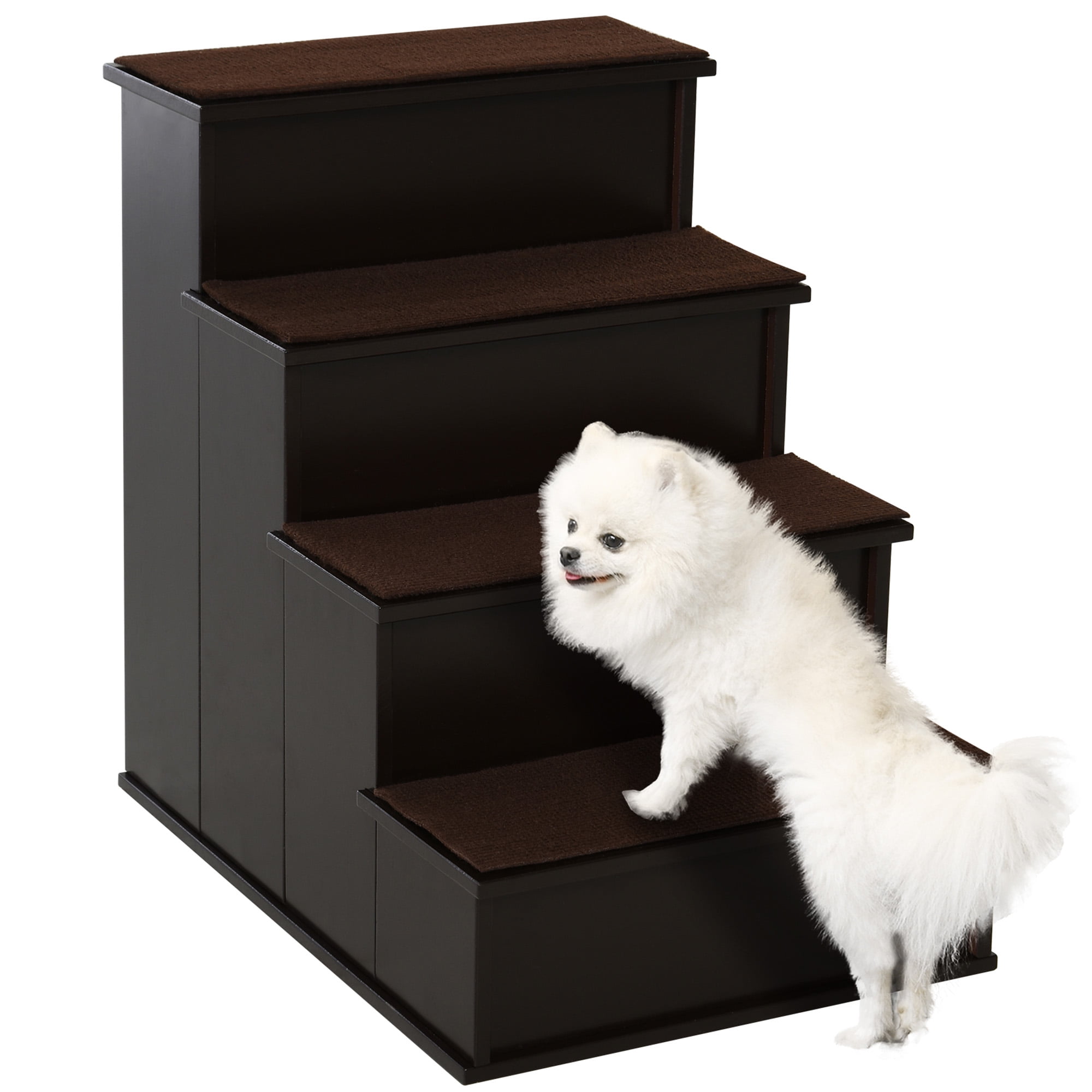 Click here for Pawhut Pet Steps  4-Level Wooden For High Beds  Da... prices