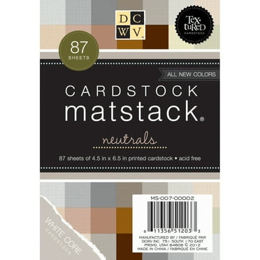 DCWV Double-Sided Cardstock Stack 12"X12" 36/Pkg Solid Gold W/Gold Foil ...
