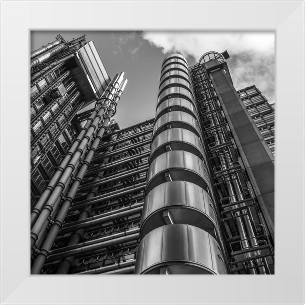 Frank, Assaf 20x20 White Modern Wood Framed Museum Art Print Titled ...