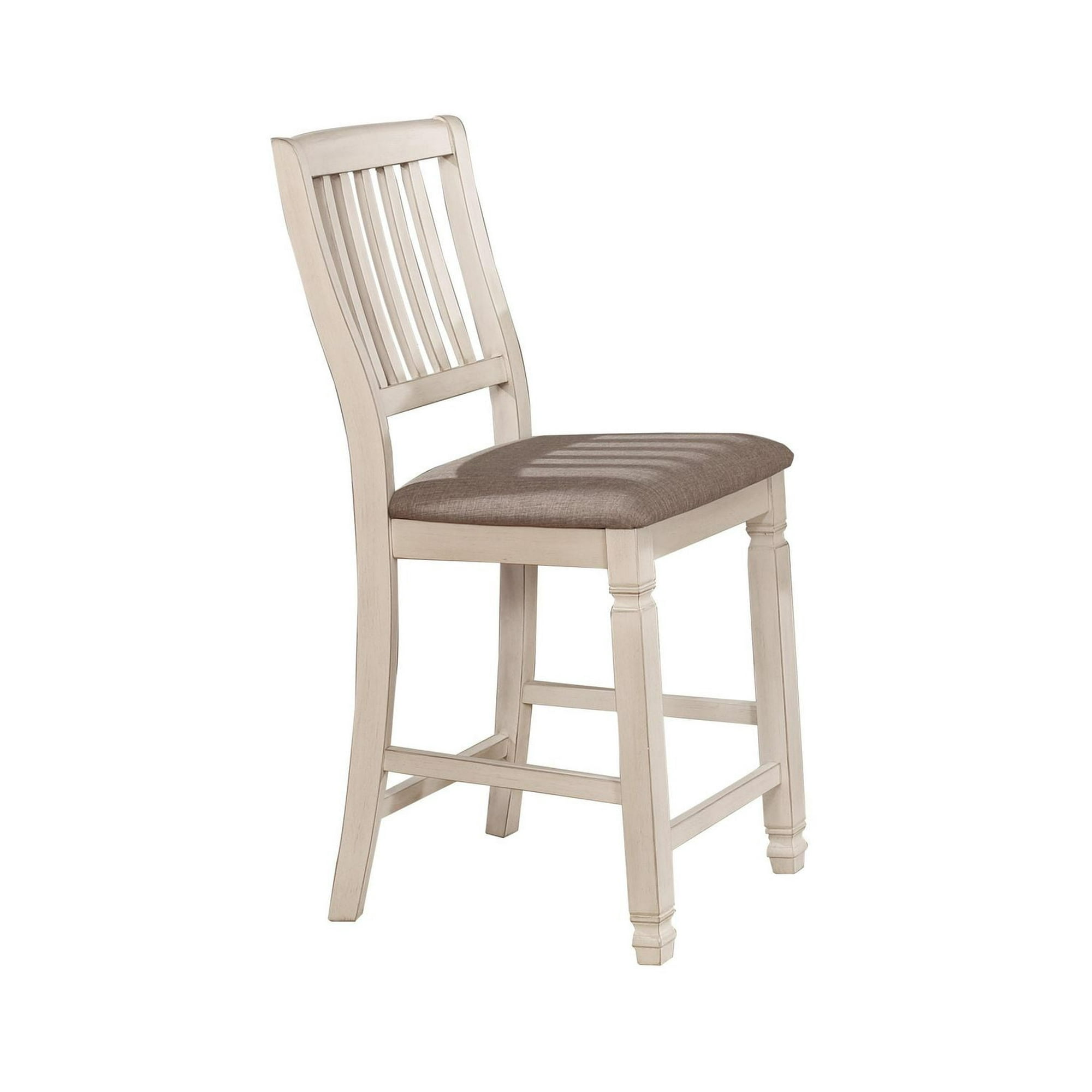 Click here for Topline Home Furnishings Antique White Counter-Hei... prices