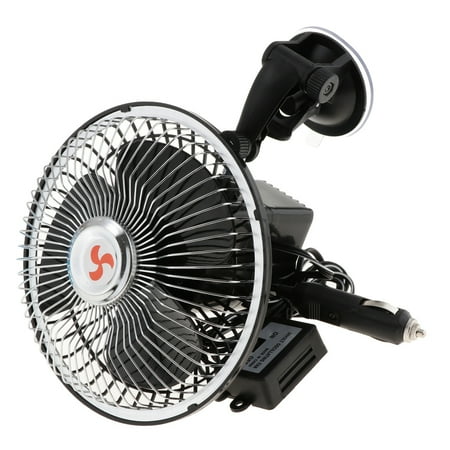 Unatoiry 6 24V Car Vehicle Truck Windshield Electric Fan Cooling System ...