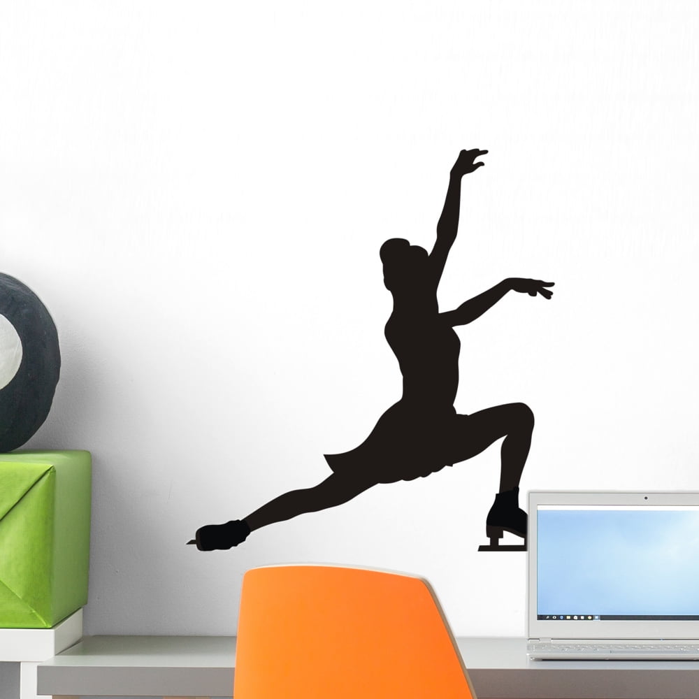 Figure Skating Wall Decal Sticker, Wallmonkeys Peel & Stick Vinyl ...