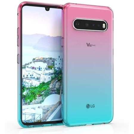 kwmobile Case Compatible with LG V60 ThinQ - Case Transparent Gradient ...