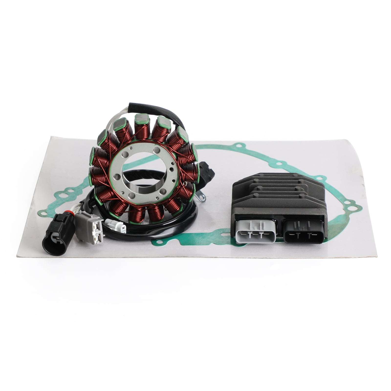 Magneto Stator+Voltage Rectifier+Gasket For Yamaha 08-18 Rhino 700 ...