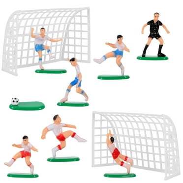 Soccer Cake Topper, 28 PCS Qoadwem Soccer Ball Player Cake Topper for ...