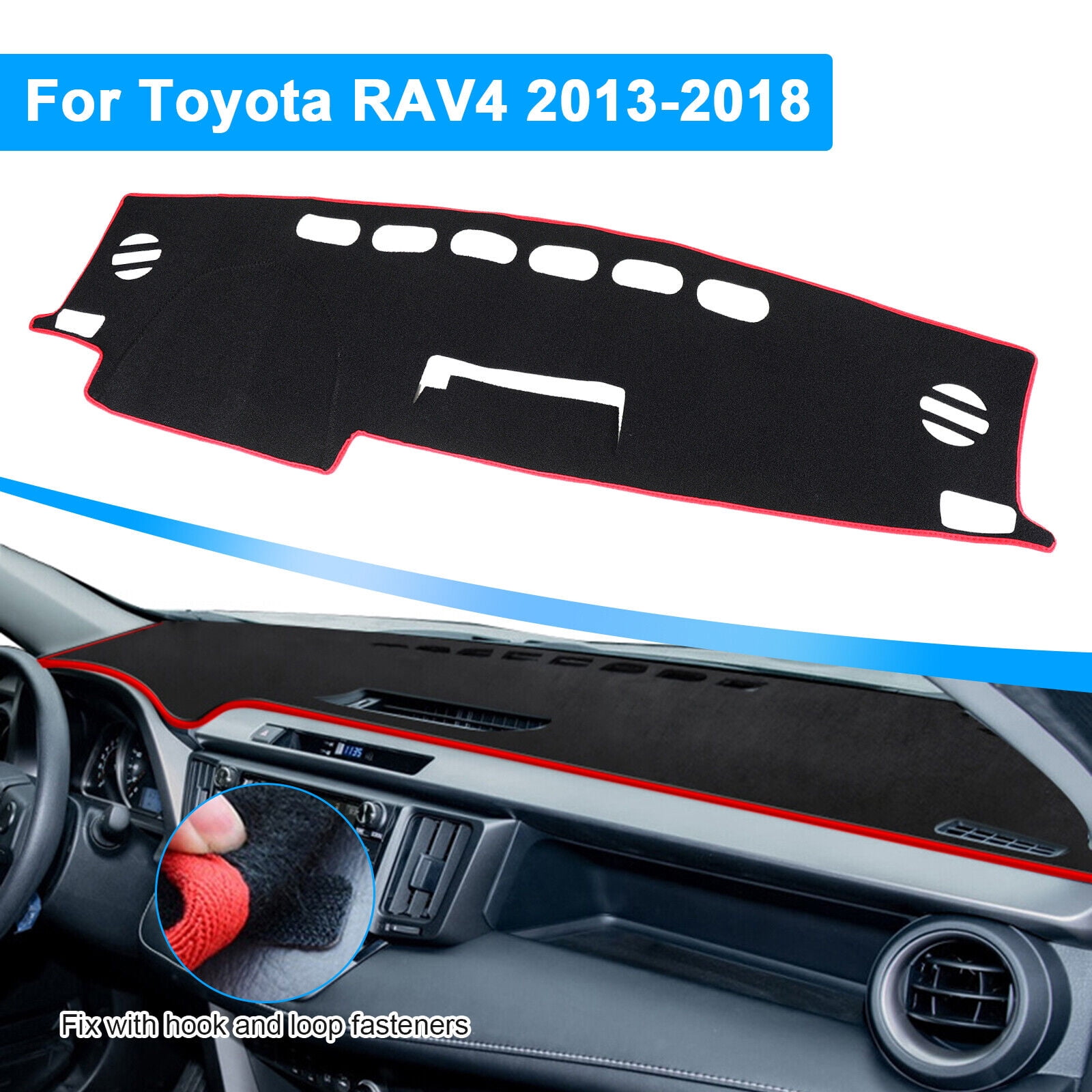 For Toyota RAV4 2013-2018 Car Dashboard Cover, Anti-slip Dash Mat ...