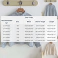 Antinious Boys Girls Stripe Double Layer Texture Button Casual Outer ...
