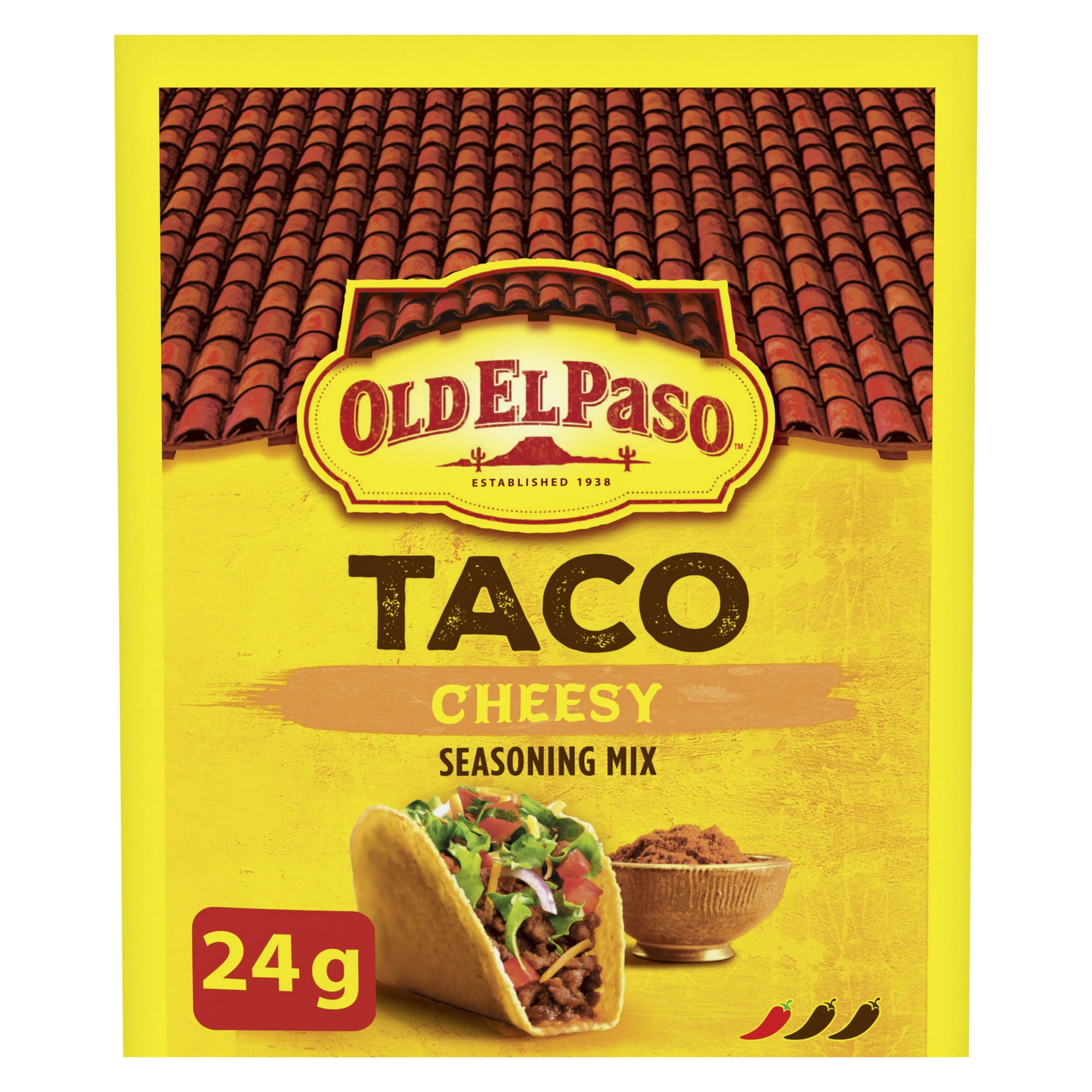 Click here for Old El Paso Cheesy Taco Seasoning 24 G prices