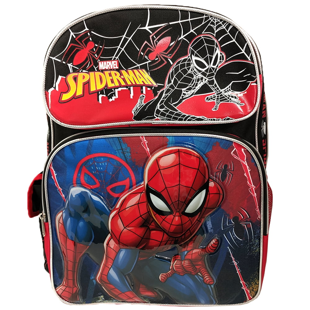 New Marvel Spider-Man 16" Large Backpack - Walmart.com