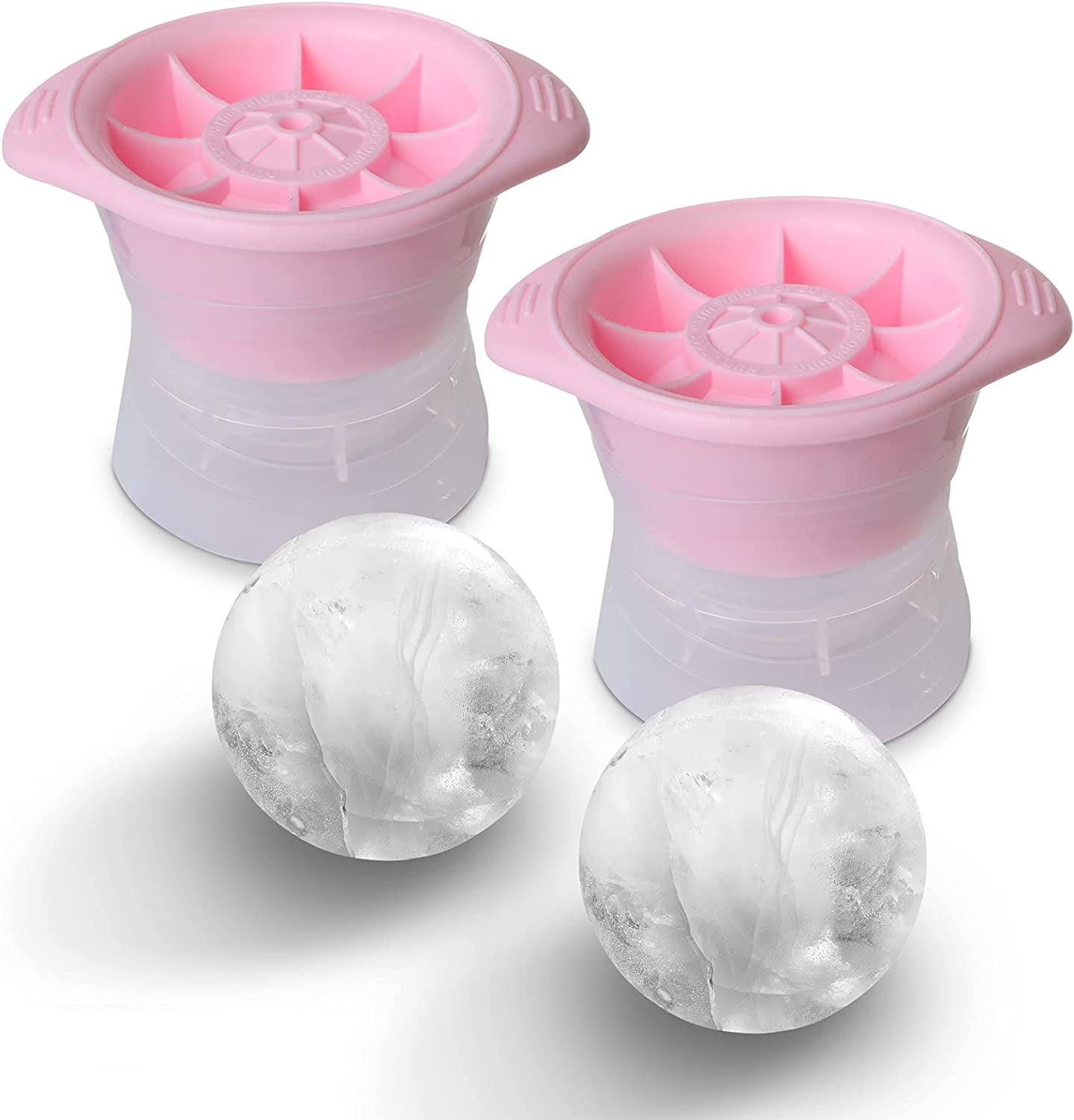 Large Spherical Ice Cube Trays 6 Cm Set Of 2 (Pink) | Walmart Canada