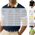Daiosportswear Men'S Plaid Polo Shirts Golf Shirt Color Block Tee Short ...