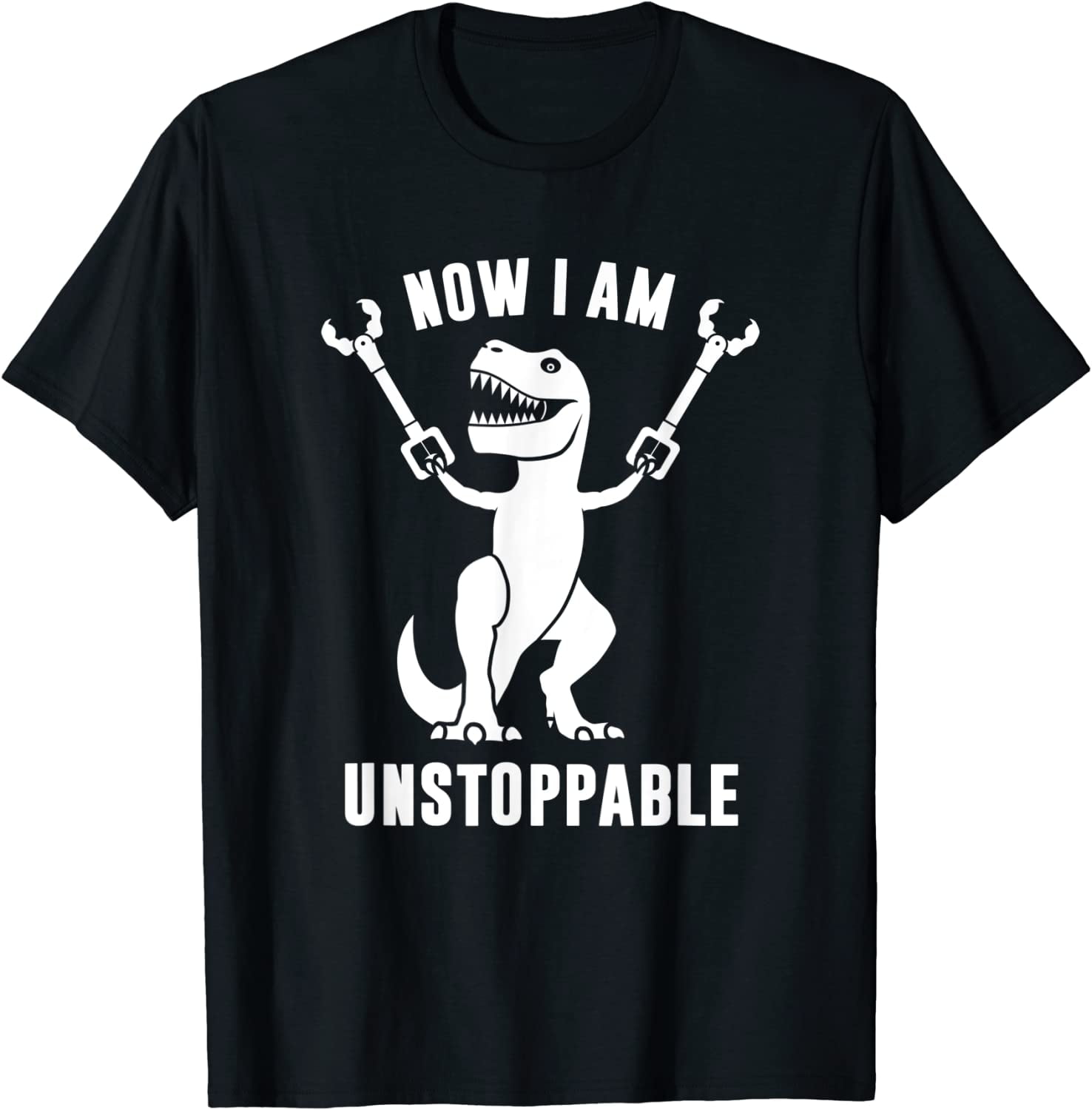 Unstoppable T Rex Black And White