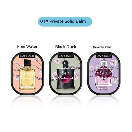 Solid Balm Set, 3pcs 3 Flavor Solid Perfume, Refreshing And Lasting ...