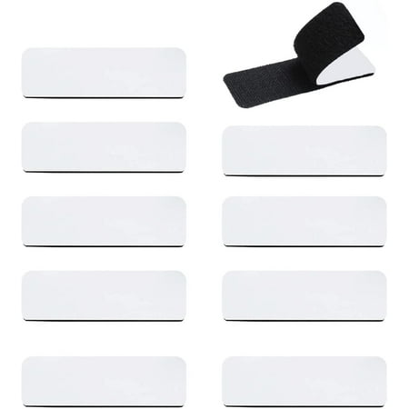 10 pieces Velcro Tape, Black, Velcro Tape, Self-Adhesive, Extra Strong ...