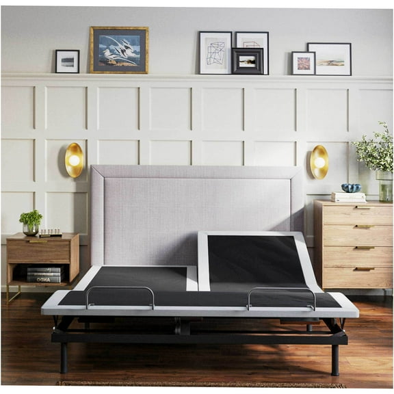 Sven & Son Essential Adjustable Bed Base + 14in Hybrid Mattress, Medium ...