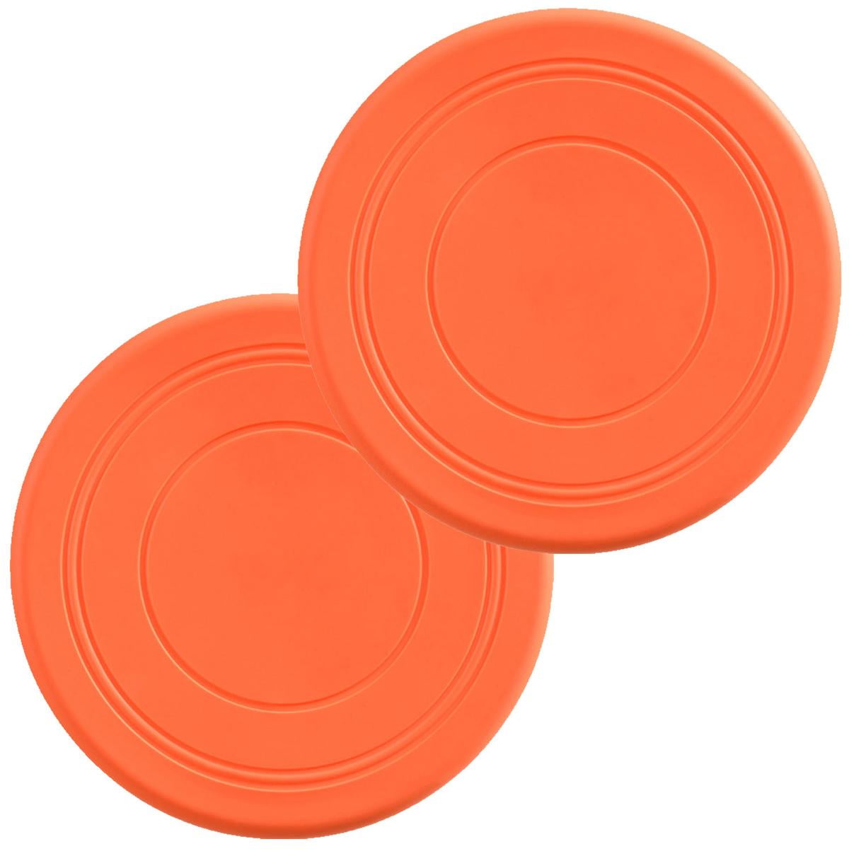 Frisbee de largo alcance VentDepot FlyBixOrange 2 Piezas Discos ...