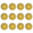 Golden Metal Diwali Diya Set - 12PCS Reusable Deya Oil Lamps for Diwali ...