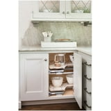 Rev-A-Shelf 5372-18-L Contemporary 37-5/8" Cloud 2-Shelf Blind Corner ...