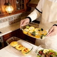 Borosilicate Glass Rectangular Casserole Dish for Superior Oven Baking ...