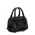 Sam Edelman Women's Bianca Small Satchel Crossbody Handbag Black ...