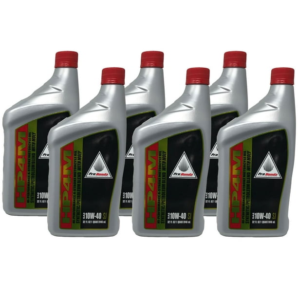 6 Quarts of Genuine 08C35-A141M02 HP4M Honda 4-Stroke Synthetic Blend ...
