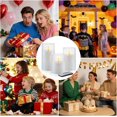 3"x4" 5" 6" Candles with Remote & Timer, White Realistic Flickering LED ...