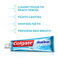 Colgate Max Clean 6Oz Toothpaste, Whitening SmartFoam, Effervescent ...