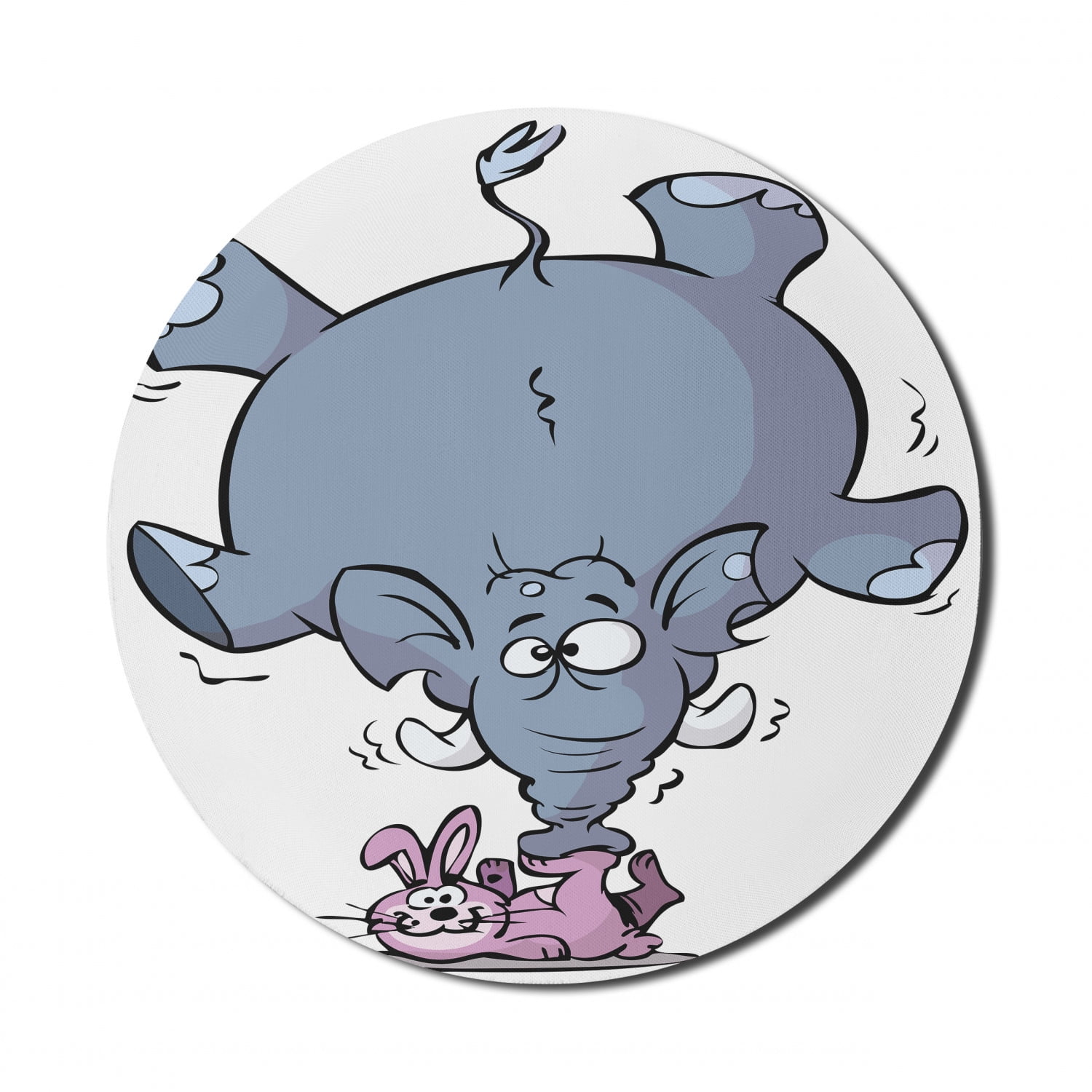 Animal Mouse Pad for Computers, Rabbit Balancing Big Funny Mascot ...