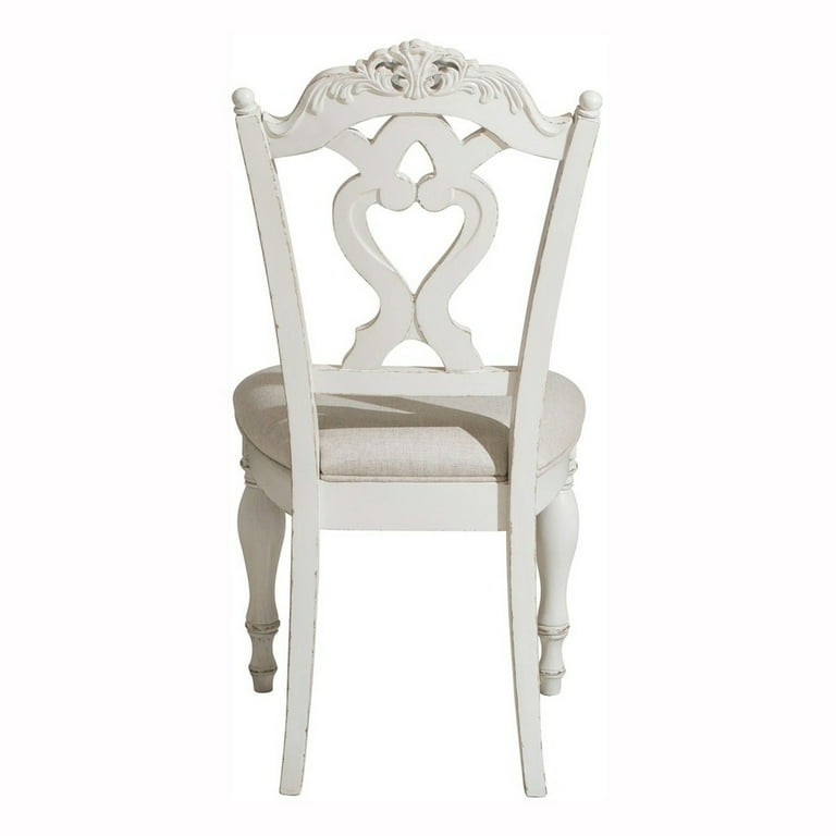 White Victorian Chair