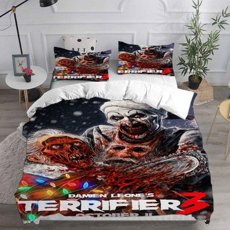 Terrifier 3 (2024) Bedding Sets Bed Cover Comforter Duvet Cover Pillow ...