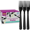 SOLO Heavyweight Plastic Forks - 500 Count, Strong & Durable Disposable ...