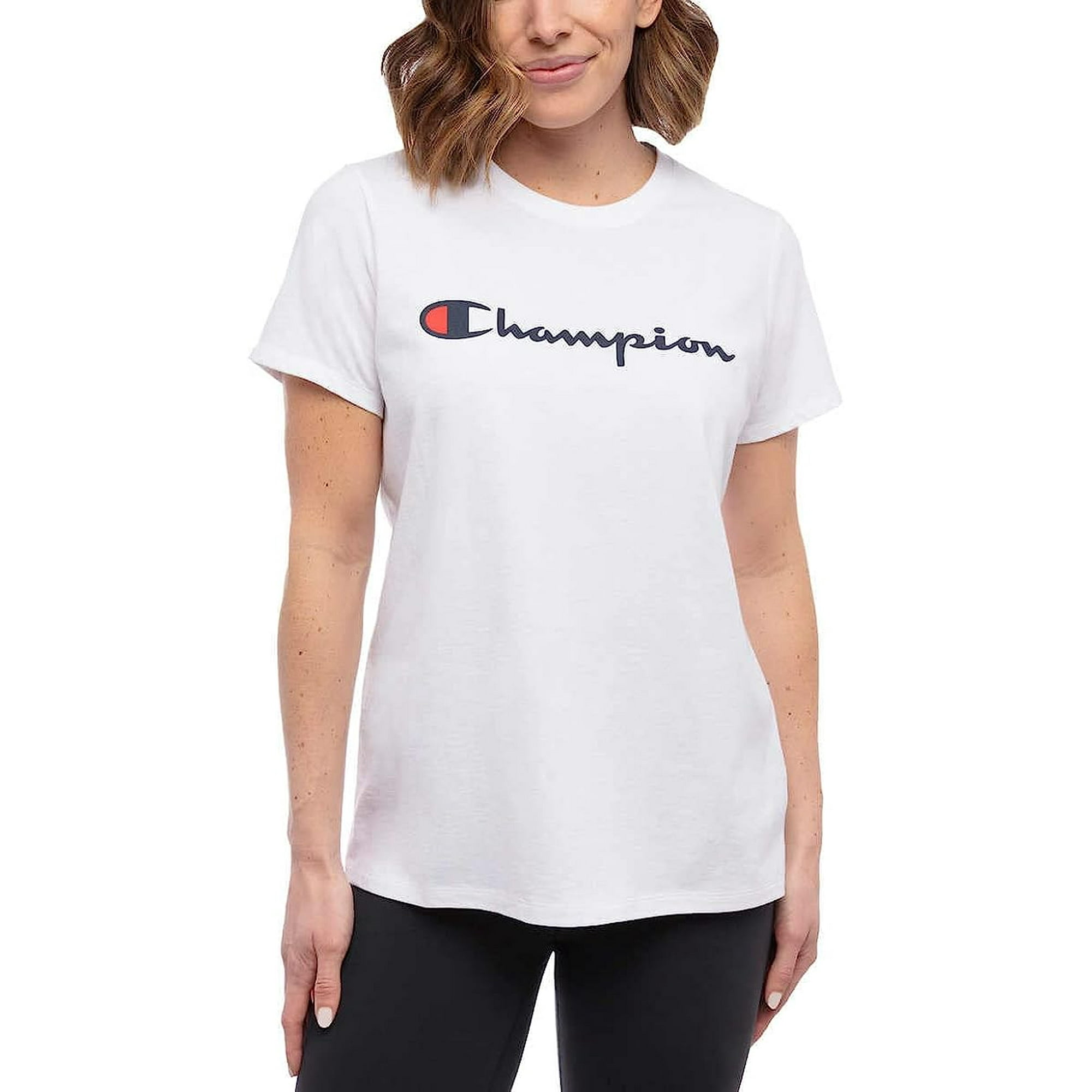 Click here for Champion Logo Tee Classic T Shirt For Women In Col... prices