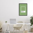 Stupell Industries Matcha Powder Green Shade Black Framed Floater ...