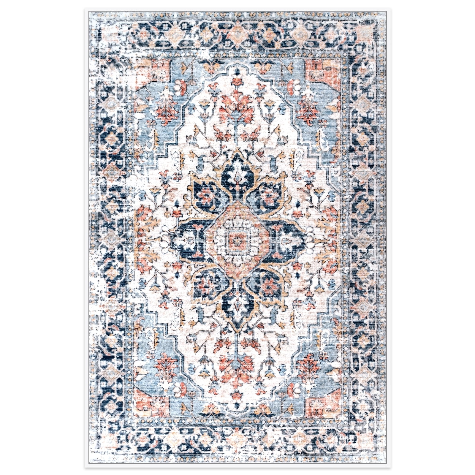 Click here for Meafeng 27X311 Vintage Floral Area Rugs  Machine W... prices