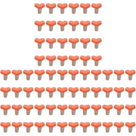 CHIKEN 300 Pcs Heart Small Metal Studs Rivets Small Doll Clothes Rivets ...