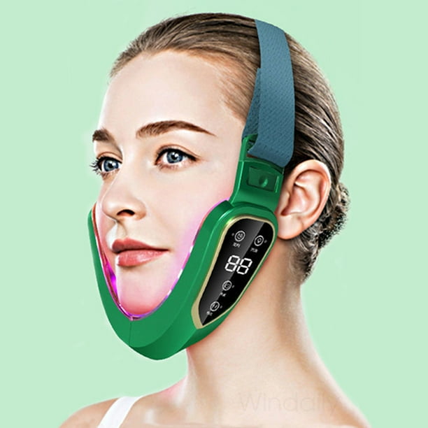 Facial Lifting Device LED Photon Therapy Facial Slimming Vibration ...